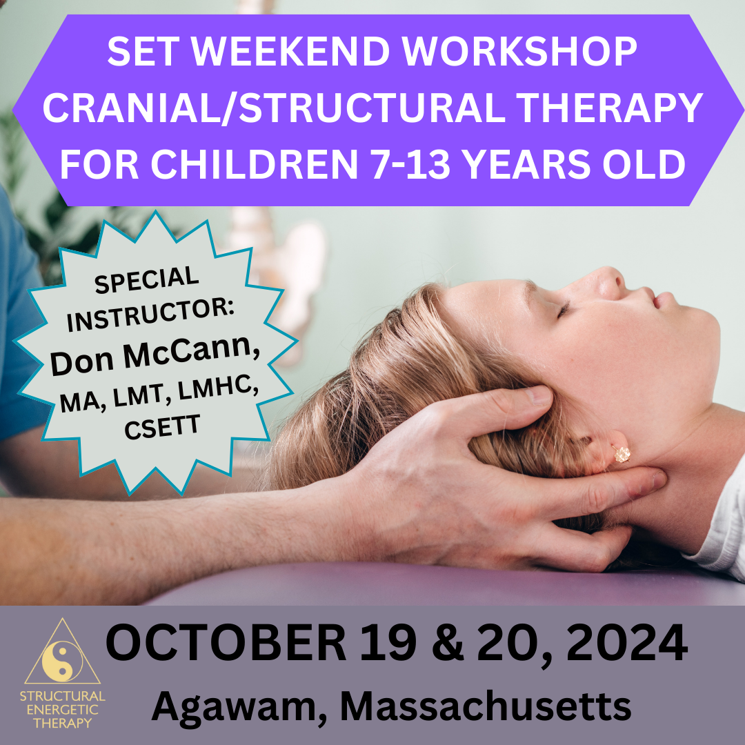 SET Weekend Workshop: Cranial/Structural Therapy for Children 7-13 ...